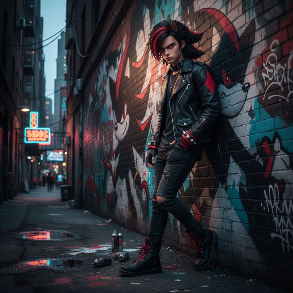 Create Shadow the Hedgehog Fan Art: Cute, Edgy & Cool | AIAI.com